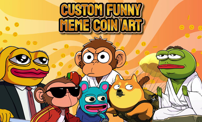 Draw memecoin character for your meme coin social media and banner by ...