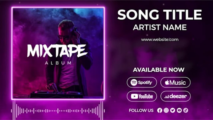 Make a stunning audio spectrum or music visualizer for you by Nabil_22 | Fiverr