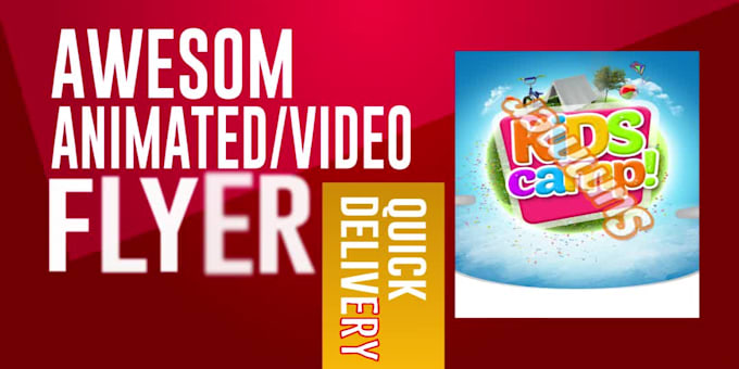 Animate flyer or create an awesome motion flyer for events by ...