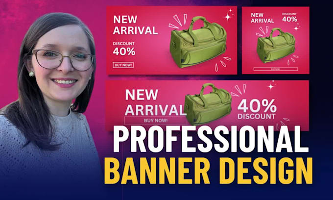 Design professional website banners, sliders, ads by Hadasaalmasan | Fiverr