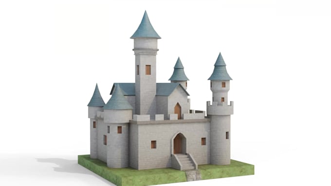 Create low poly and high poly 3d models and assets for games by ...