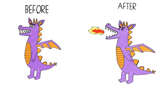 Create fun animations for kids from their drawings by Vishdrawings | Fiverr