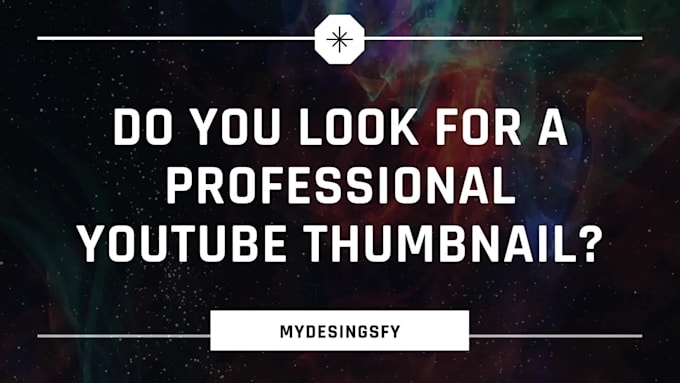 Create a themed thumbnail for youtube for you by Mydesignsfy | Fiverr