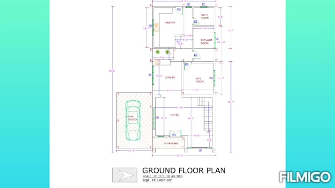 Design 2d house and building floor plans, sections, elevations, layouts ...