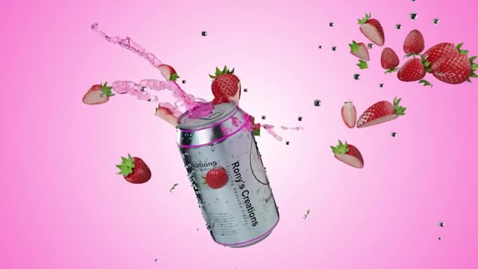 Render realistic 3d water simulation, cgi water products, vfx fluid ...