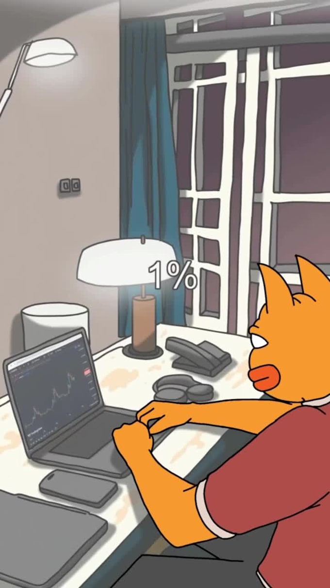 Create funny crypto meme art animation, avarter art, crypto coin art ...