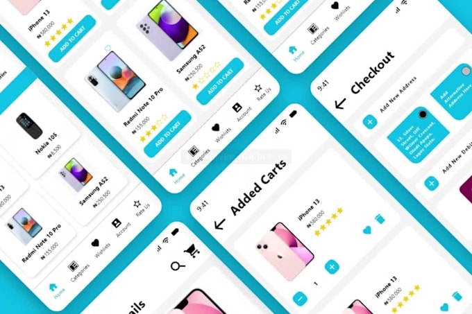 Design mobile app and web app ui in figma by Ben_ux | Fiverr