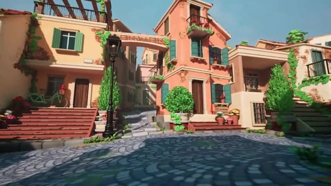 Design low poly and realistic 3d game environment in unreal engine and ...