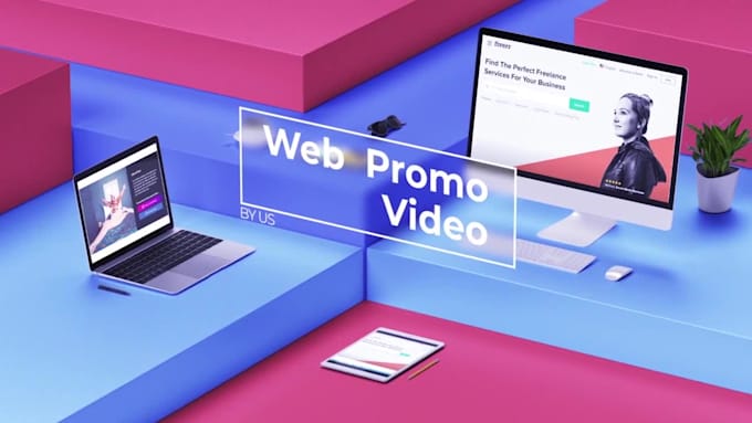Create trendy website promo video by Unimation | Fiverr