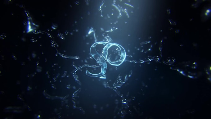 Make a perfect water logo intro 3d animated video by Pankhaniyasagar ...