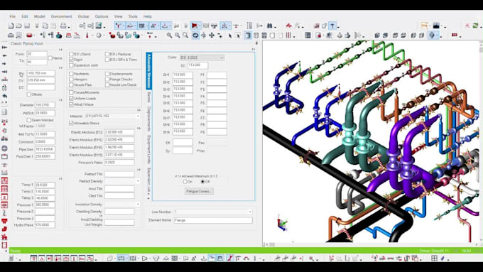 Do pipe stress analysis using licensed caesar ii software by ...