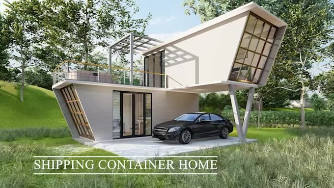 Shipping Container Home Designs Gallery Two Bedroom Hybrid Shipping