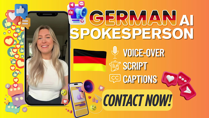 Create native german ai spokesperson videos in realistic ugc style by ...