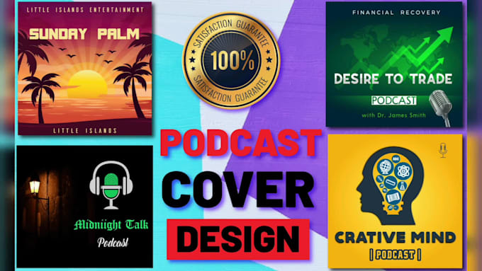 Design creative and professional podcast cover art and logo by ...
