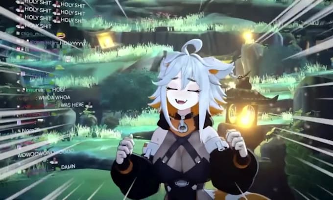 Faça personagens vtuber 2d e 3d ao vivo, modelo vrchat vrod de ...