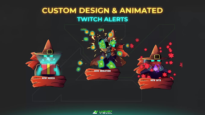 Make animated alerts for your gaming channel twitch,youtube by ...
