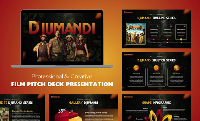 Design a film pitch deck and movie pitch deck presentation by ...