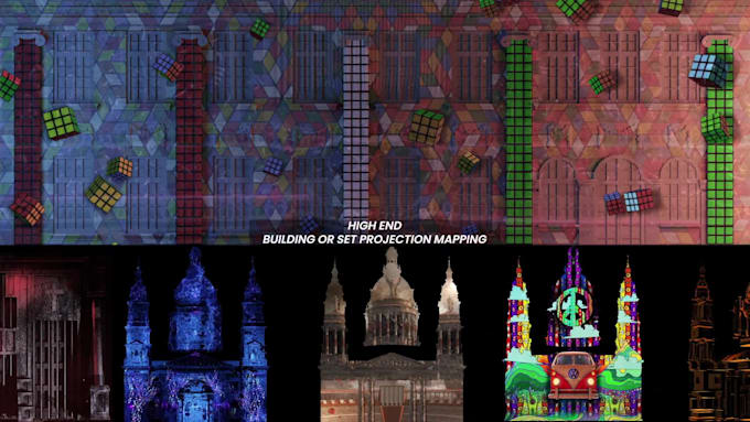 Create building or set projection mapping animation by Madaraszgergo ...