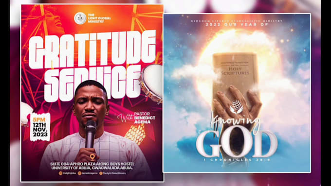 Design a creative church flyer or event poster in 24 hours by ...