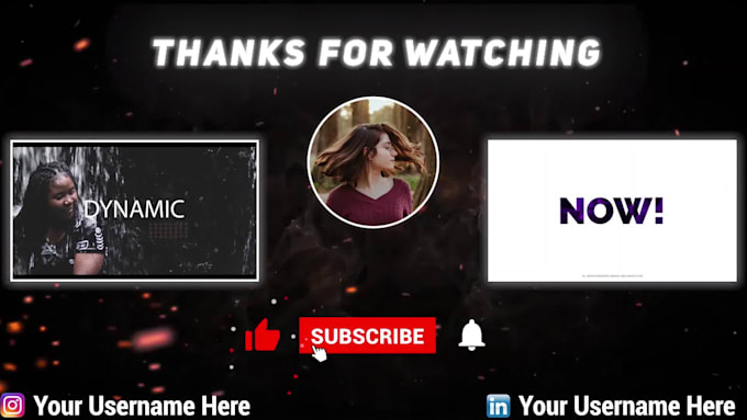 Design fiverrs best outro video and end card screen by Worldragestudio ...