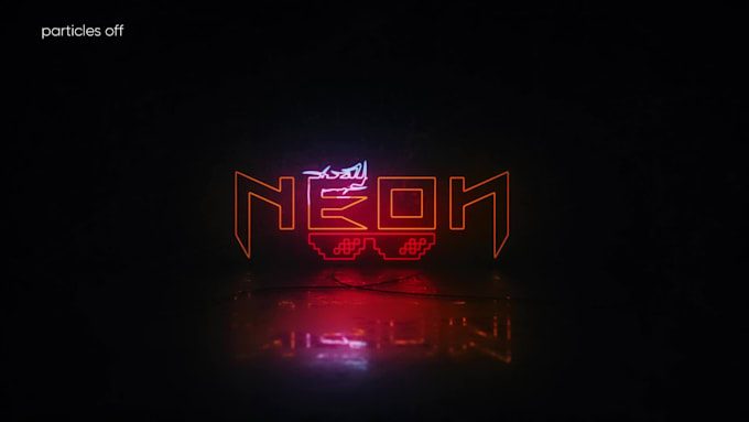 Create neon style logo animation intro by Scorpd | Fiverr