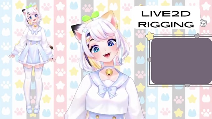 Design and rig live 2d vtuber model, 2dvtuber model, vtuber rigging, 2d vtuber by Gurun_study7 ...