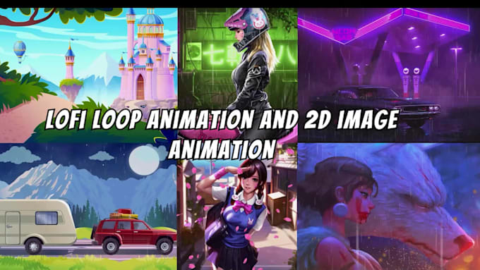 Create loop animations for 2d image character streamers gif by ...