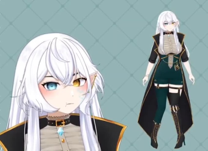 Draw live2d model, vtuber rigging, live2d vtuber, 2d pngtuber model