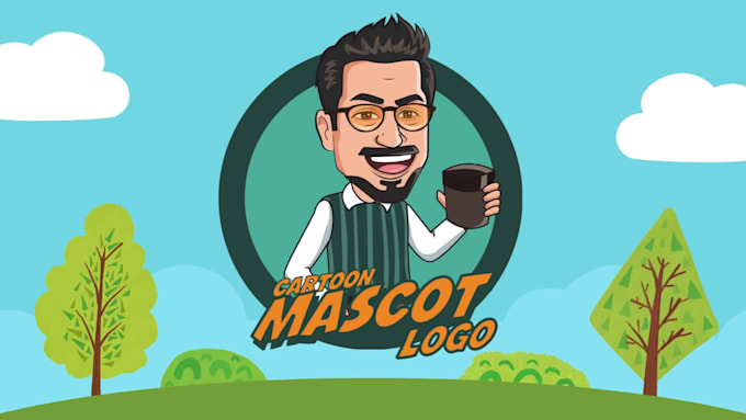 Make your cartoon mascot logo by Sweet_christine | Fiverr