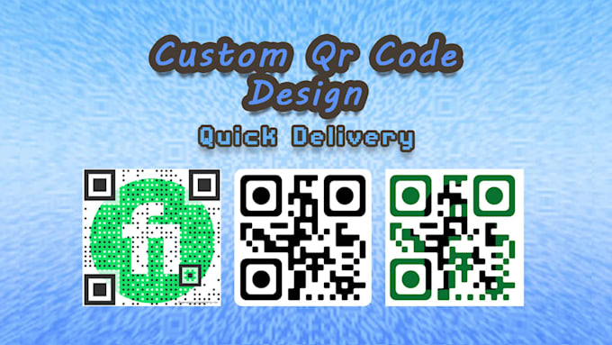 Do custom qr code design with logo in 1 hour by Notgangdesign | Fiverr