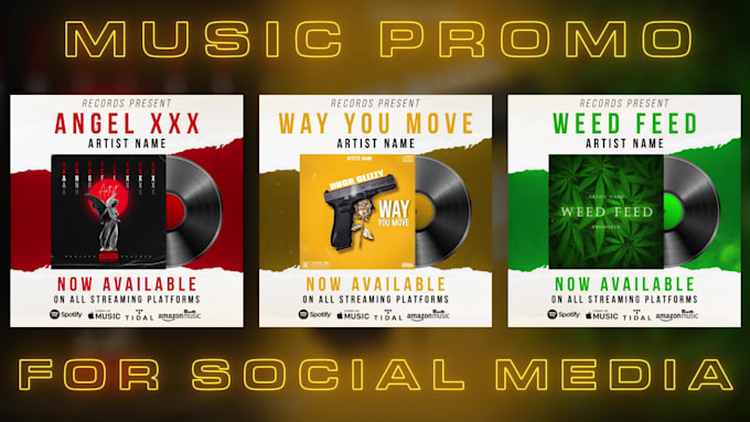 Create a stunning music promo video for social media by Isuru_dilantha ...