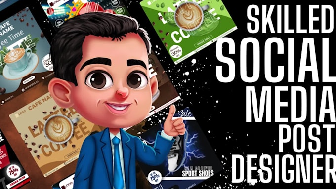 Scroll stopping social post designs for your brand by Parteek_lakhlan ...