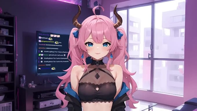 Quality 3d vtuber live2d model rig vtuber vrchat live2d model by Saleemtop | Fiverr