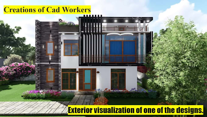 Design 3d architectural rendering by revit by Cadworkers | Fiverr