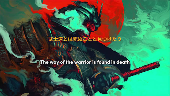 Do epic samurai narration male voice by Dovakhiiin | Fiverr