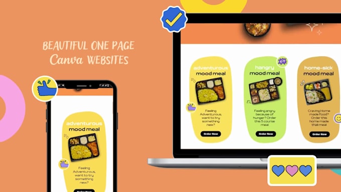 Create a beautiful single page canva website by Adityanarula | Fiverr