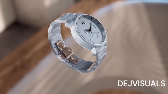 Create 3d watch animation, 3d wristwatch video 3d watch render by ...
