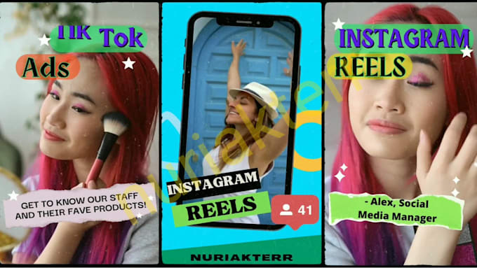 Create professional instagram reels,short video ads,tik tok ads by Nuriakterr | Fiverr