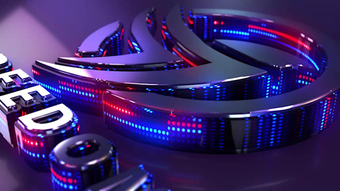 Create unique, clean and metallic glossy 3d logo animation by Kinetic ...