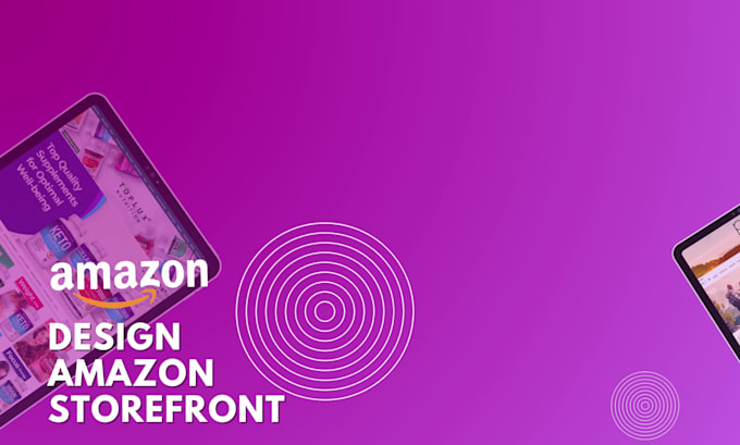Create your amazon storefront design amazon brand store amazon ebc ...