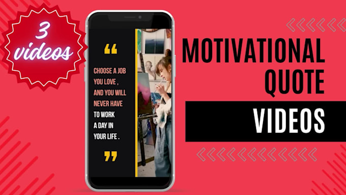 Make custom motivational quote youtube shorts and reels by Ianmeek | Fiverr