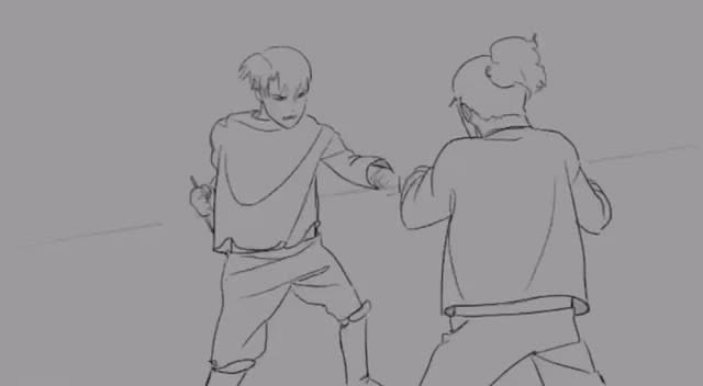 Do 2d line art animation,2d traditional animation, frame by frame ...