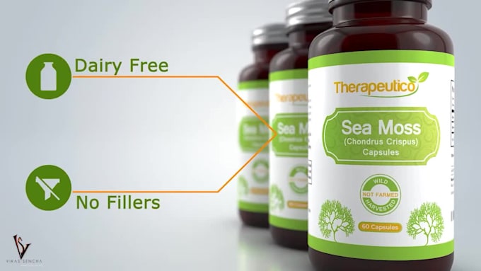 High quality cgi 3d supplement bottle animation pharmaceutical product ...