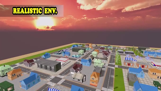 Design unity environment, landscape 3d game environment in unity by ...