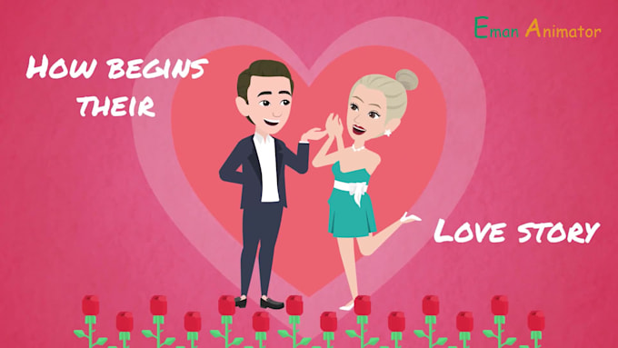 Create memorable animated wedding invitation, love story, and proposal ...