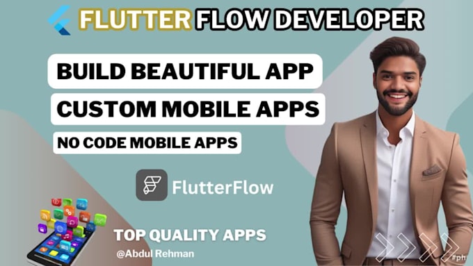 Be Your Flutterflow App Developer Flutter App Flutter Expert Flutter Firebase By Abdulrehman067