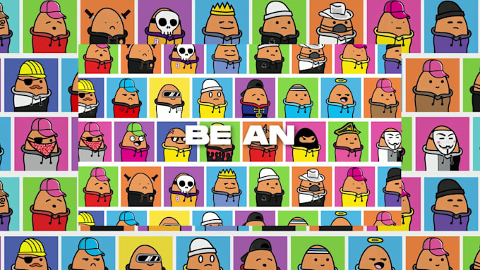 Make nft collection video, nft promo, stomp typography by Xpixeldesign ...