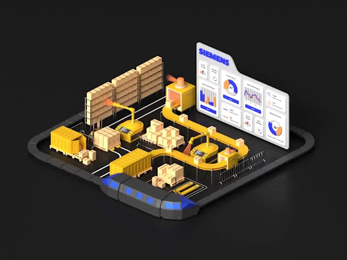 3d animation, isometric design, isometric animation, 3d isometric art ...