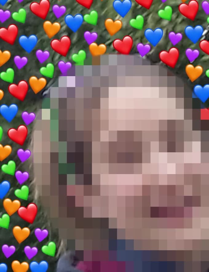 Do a love meme with hearts around the photos by Asddrubale_edit | Fiverr