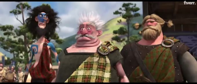4k pixar cartoonist animation,commercial animation,3d explainer brand ...
